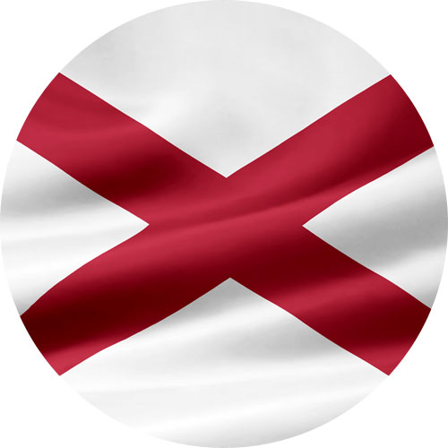 Flag of Alabama for sale, Nylon, State, Buy - Star Spangled Flags